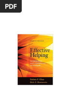 Becoming A Helper 8th Edition Textbook | PDF | Counseling Psychology ...