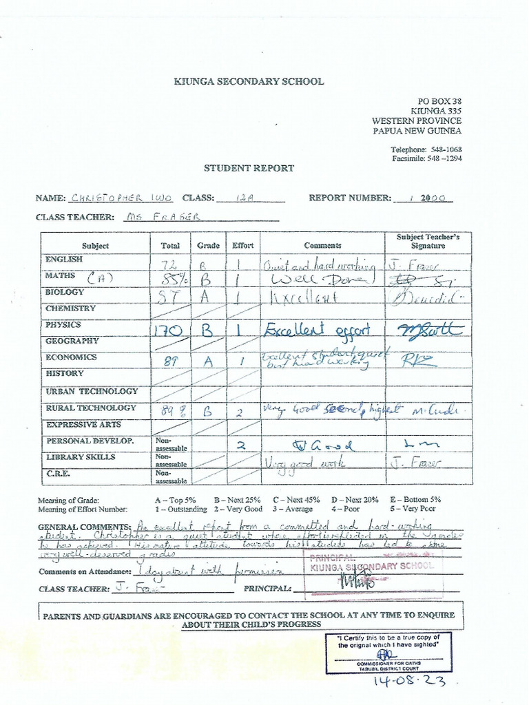 Christopher Chris IWO-Transcripts A | PDF
