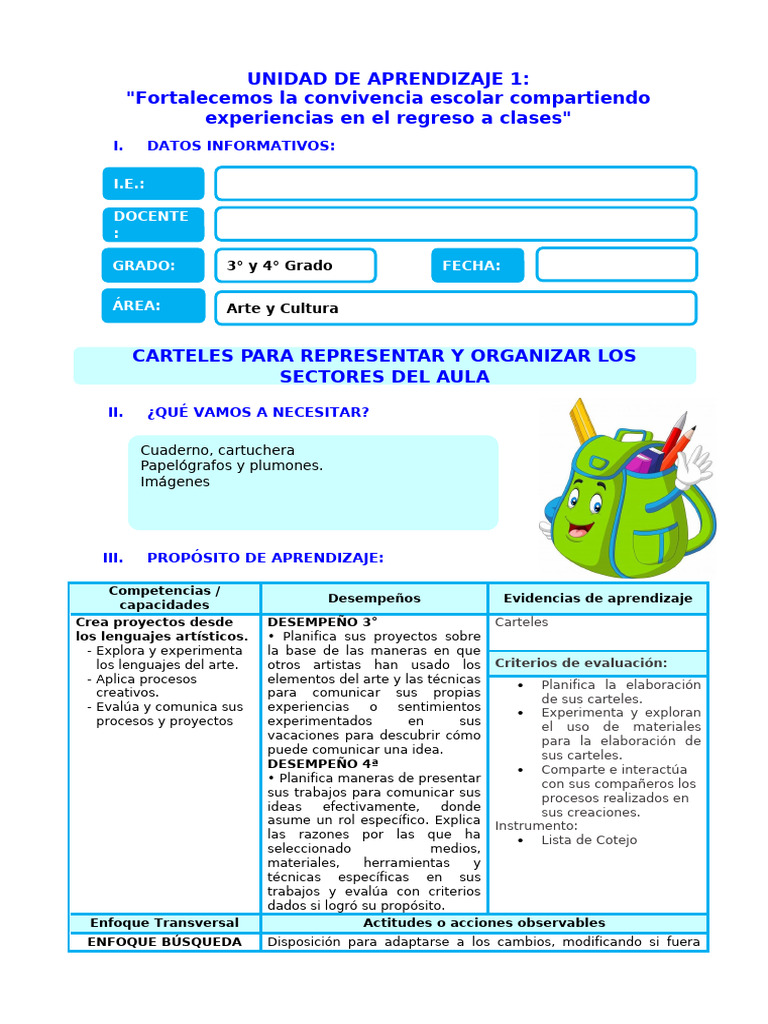 Carteles Creativos para el Aula | PDF | Aprendizaje | Evaluación