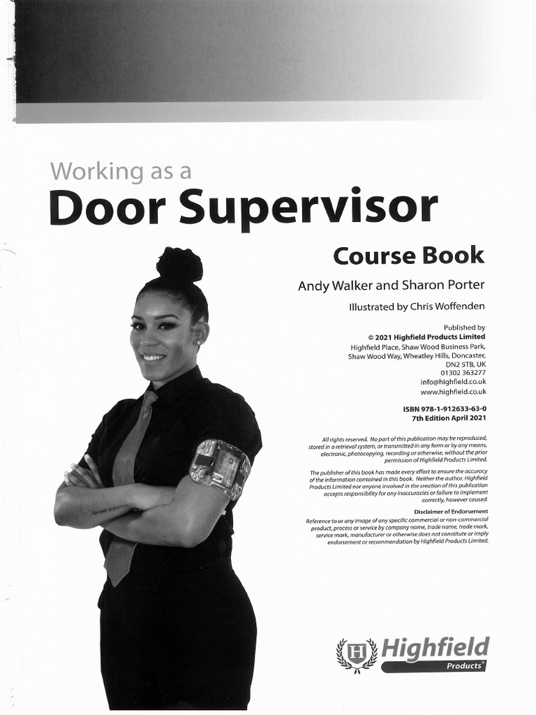 4 SIA Door Supervisor Textbook | PDF