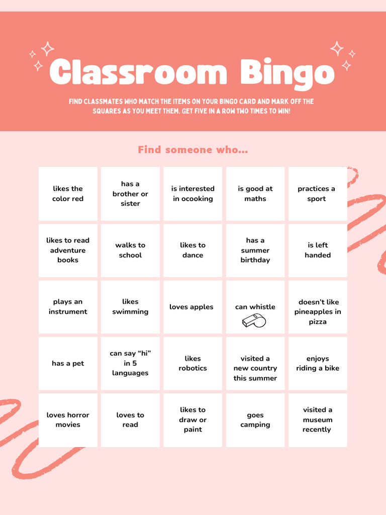 Classroom Bingo Activity Guide | PDF