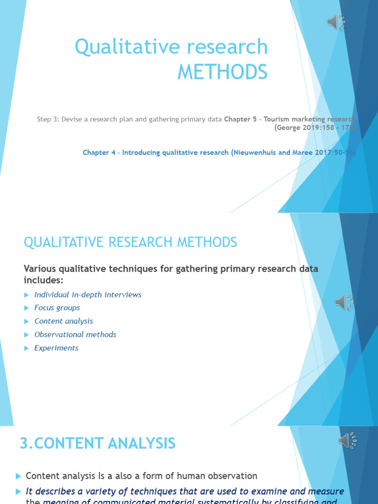 Learning Unit 4 Slide 10 - 14 With Audio | PDF | Qualitative Research | Evaluation Methods