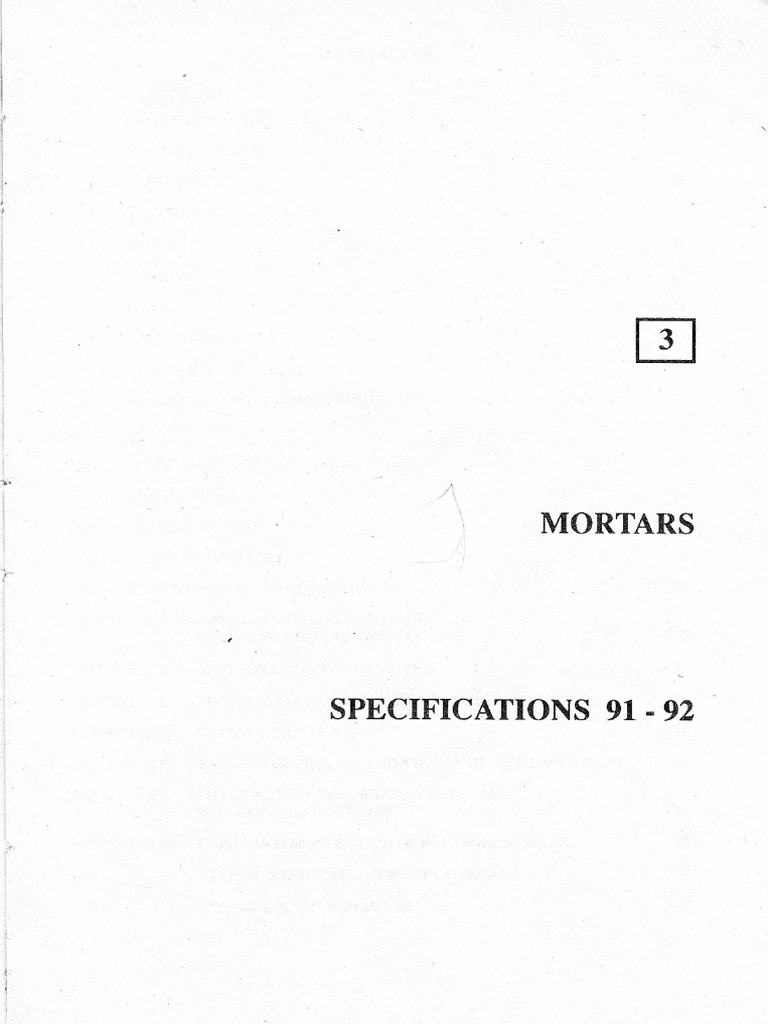 Vol-II Mortars | PDF | Lime (Material) | Mortar (Masonry)