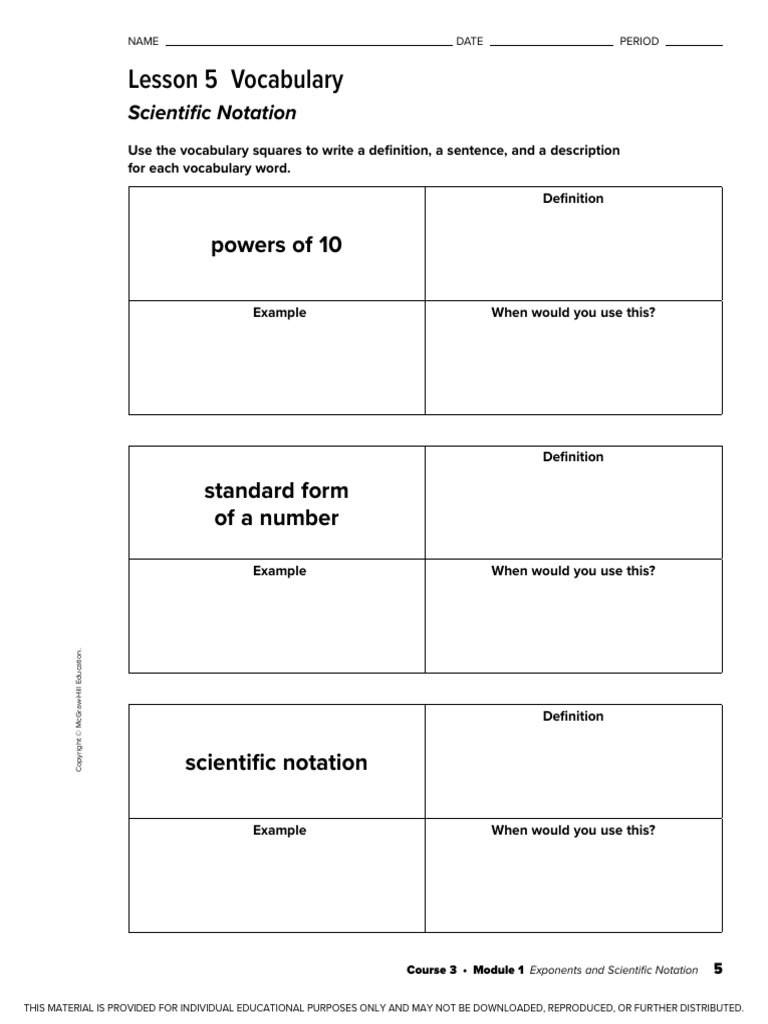 Language Development Handbook - Scientific Notation | PDF
