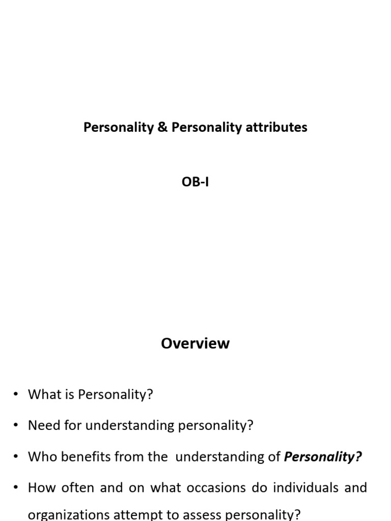 Personality and Perception (M3) | PDF | Extraversion And Introversion | Perception