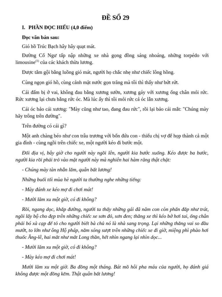 Đề 29, 30 | PDF