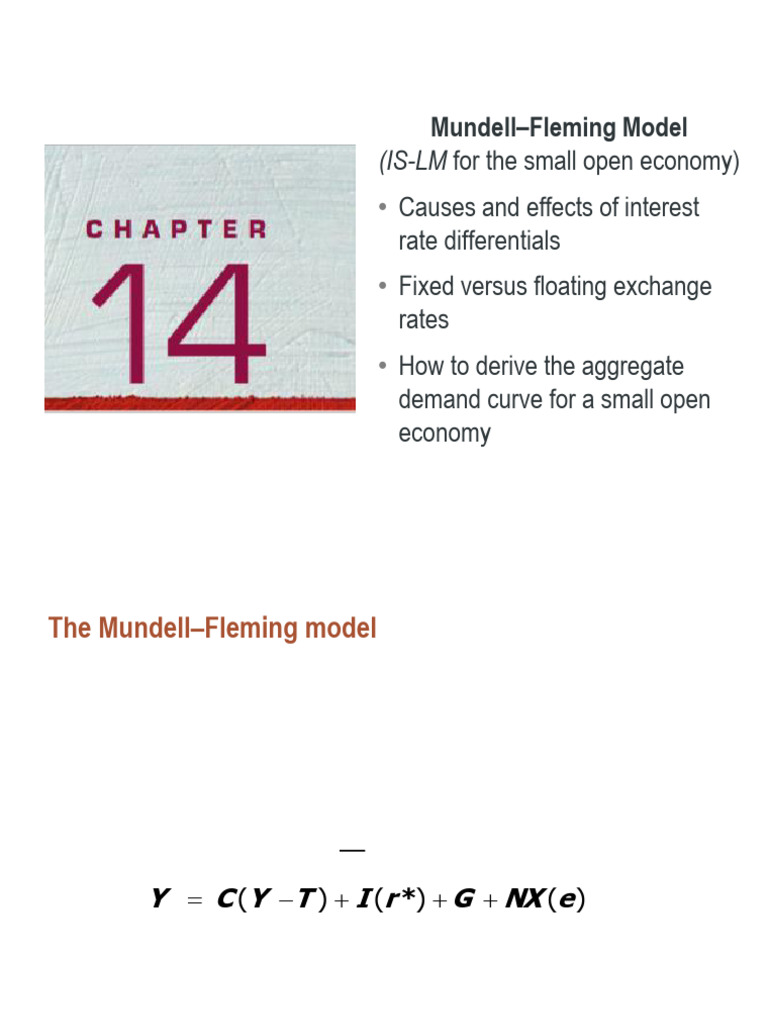 Mundell-Fleming Model Overview | PDF | World Economy | Economies