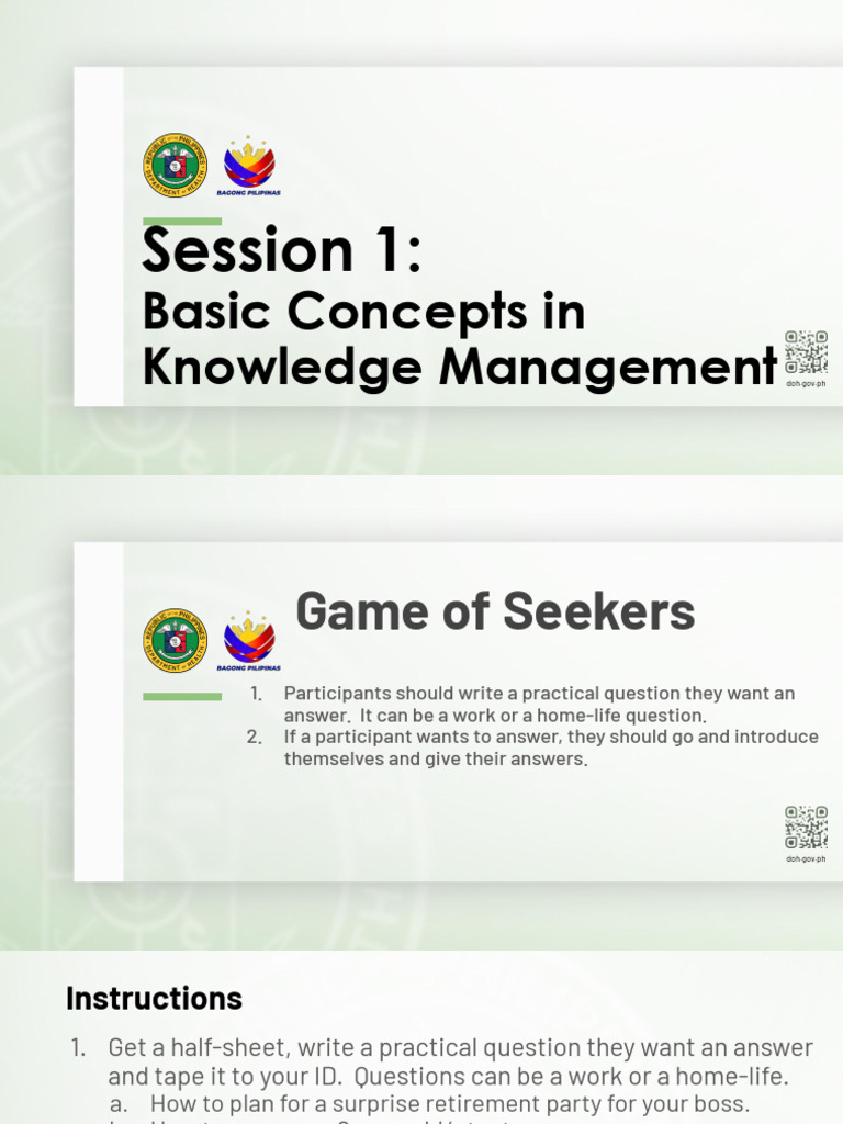 1 Basic Concepts in Knowledge Management | PDF | Tacit Knowledge ...
