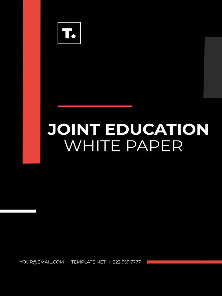 Joint Education White Paper1 | PDF