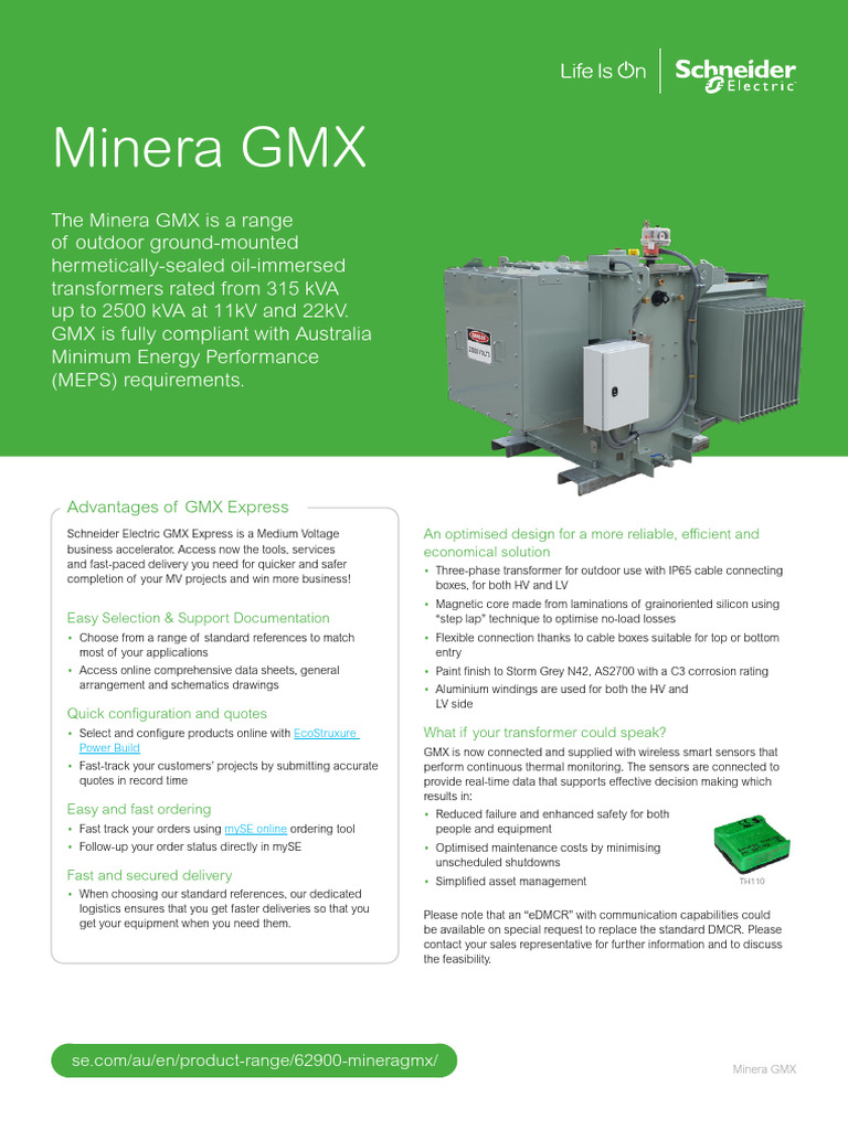 Catalogue of GMX - Brochure | PDF | Transformer | Electrical Engineering