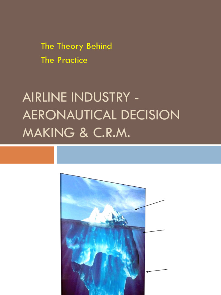 Airline Industry - Aeronautical Decision Making & CRM | PDF | Aviation ...