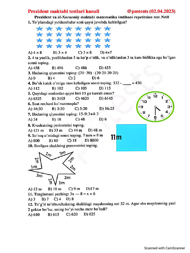 60-Repetition Test | PDF