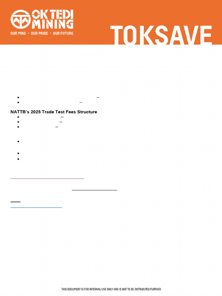 NATTB 2025 Trade Test Application Guide | PDF