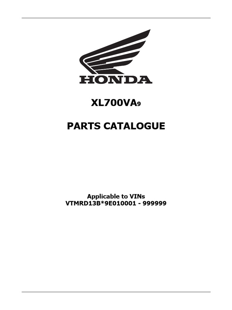 XL700V Parts Fishes | PDF | Anti Lock Braking System | Brake