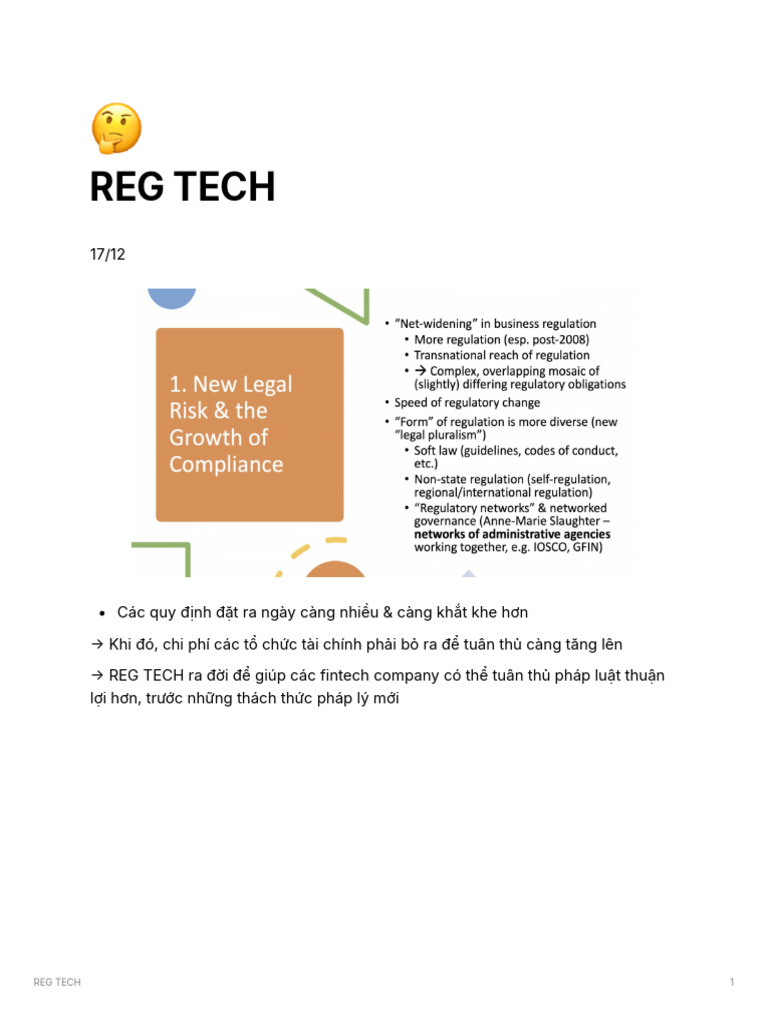 Reg Tech | PDF
