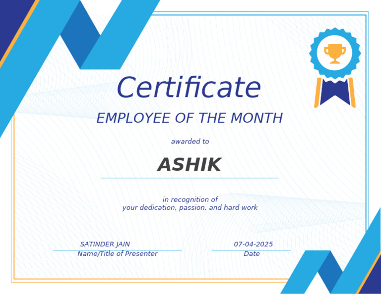 Employee of The Month | PDF
