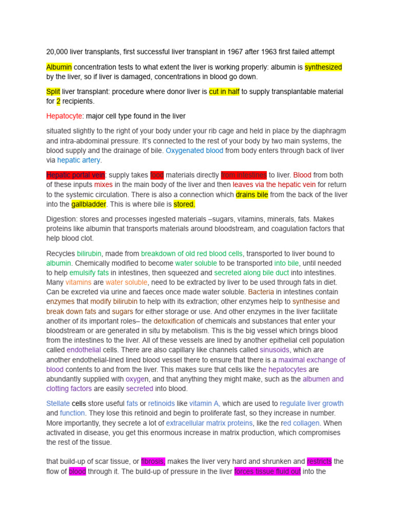 uni Birm liver transplant | PDF | Liver | Cirrhosis