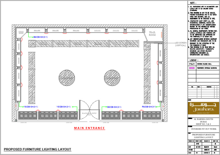 PROPOSED MEP DRAWING JAWHARA at BARSHA SOUTH-Model 3 | PDF