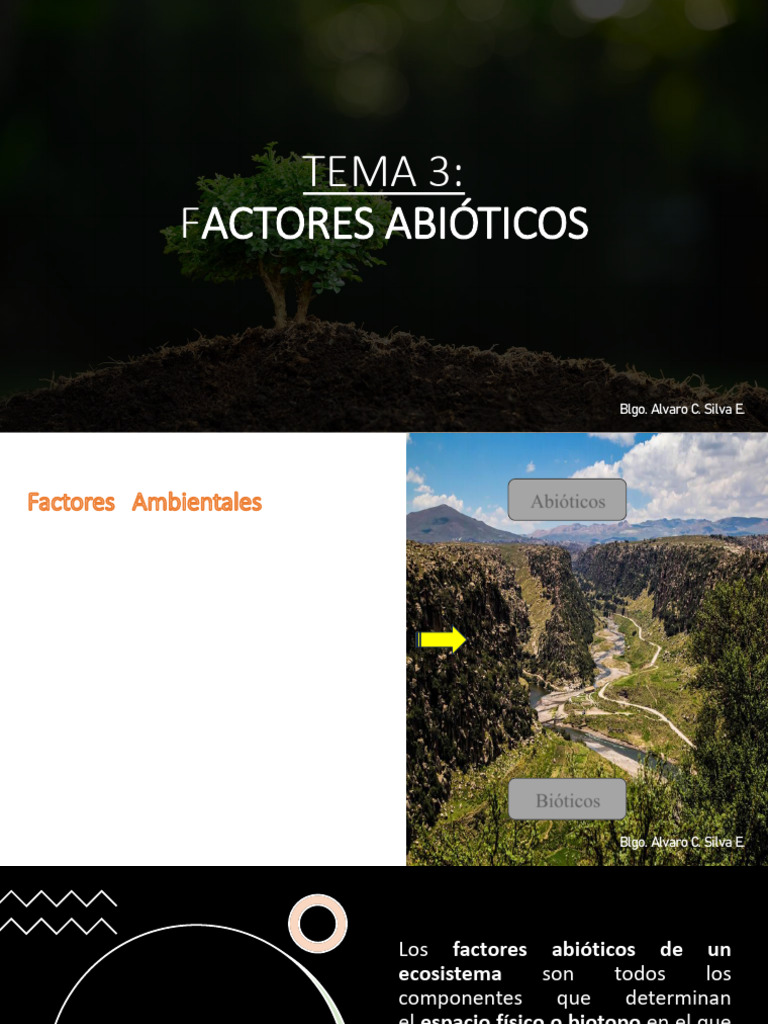 Tema 03 - Factores Abioticos | PDF | Clima | Entorno natural
