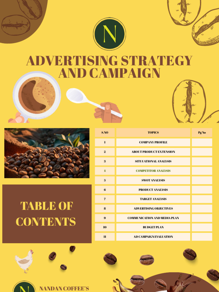 Nandan Ad Campaign Strategy (1) | PDF | Coffee | Brand