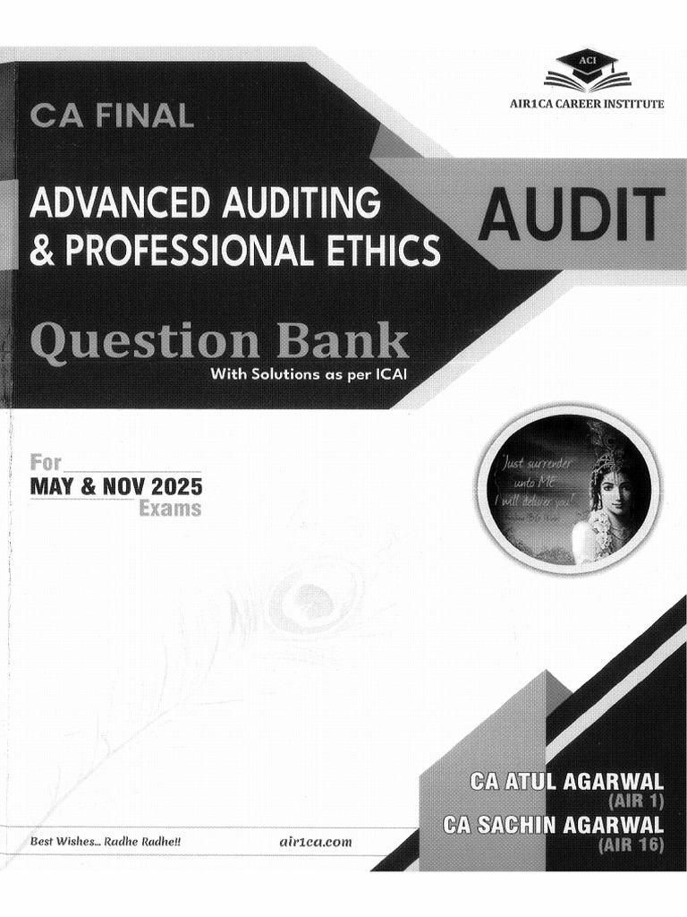 AUDIT QB Atul Agarwal May'25 | PDF