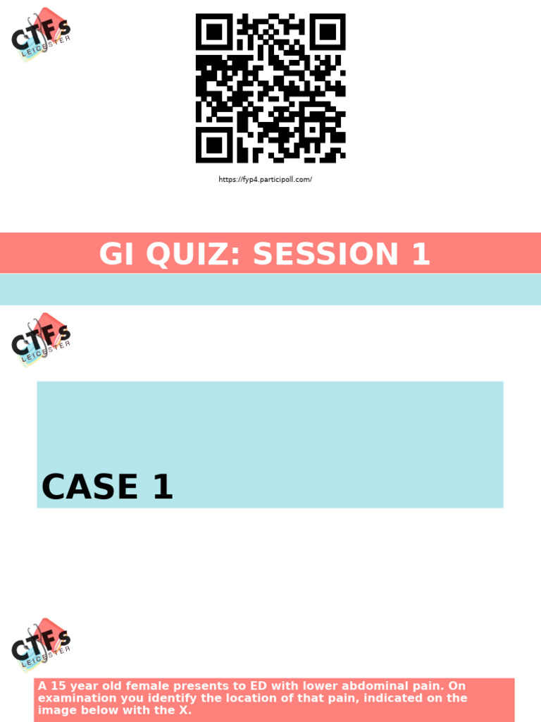 Gi Clinical Case Session 1 Abdo Areas and Gut Hormones | PDF | Clinical ...