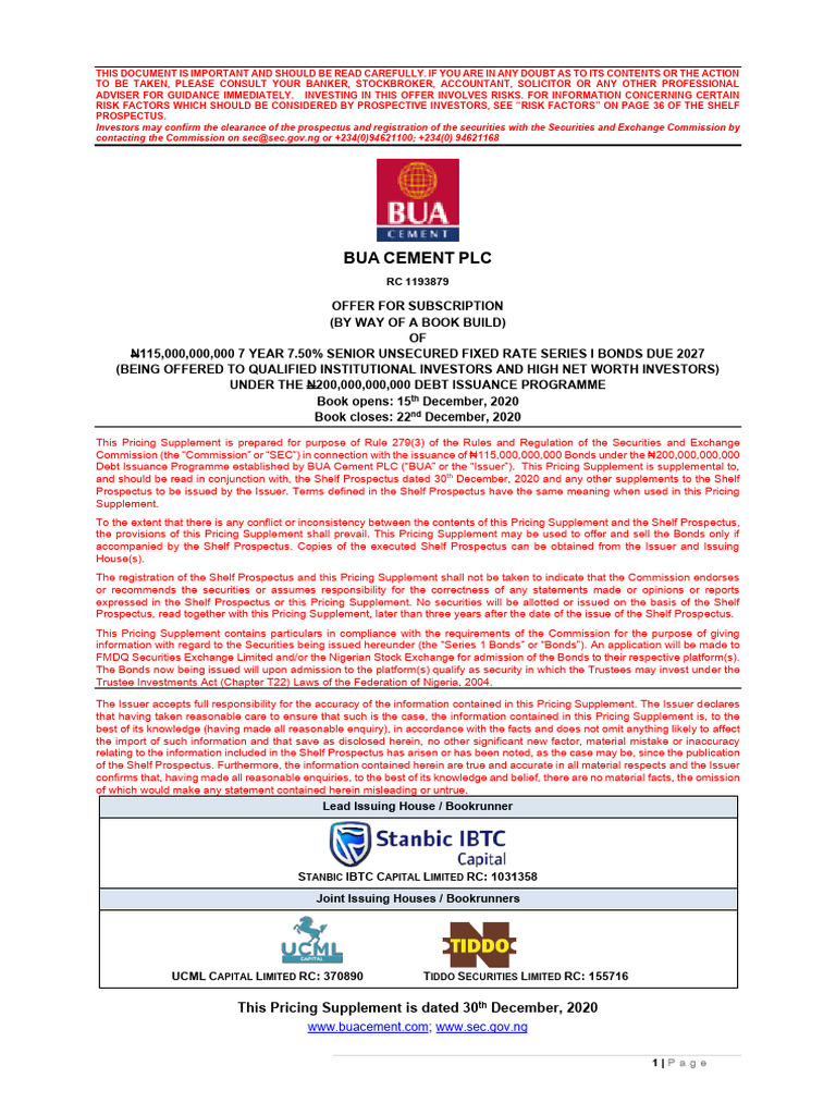 Bua | PDF | Bonds (Finance) | Securities (Finance)