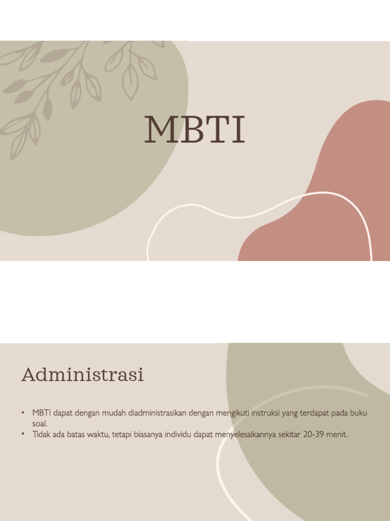 Mbti 2023 | PDF