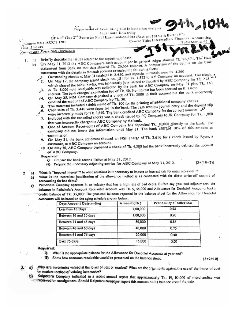 2nd Semeter Previous Question | PDF