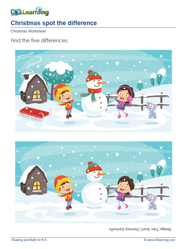 Christmas Spot Difference B | PDF
