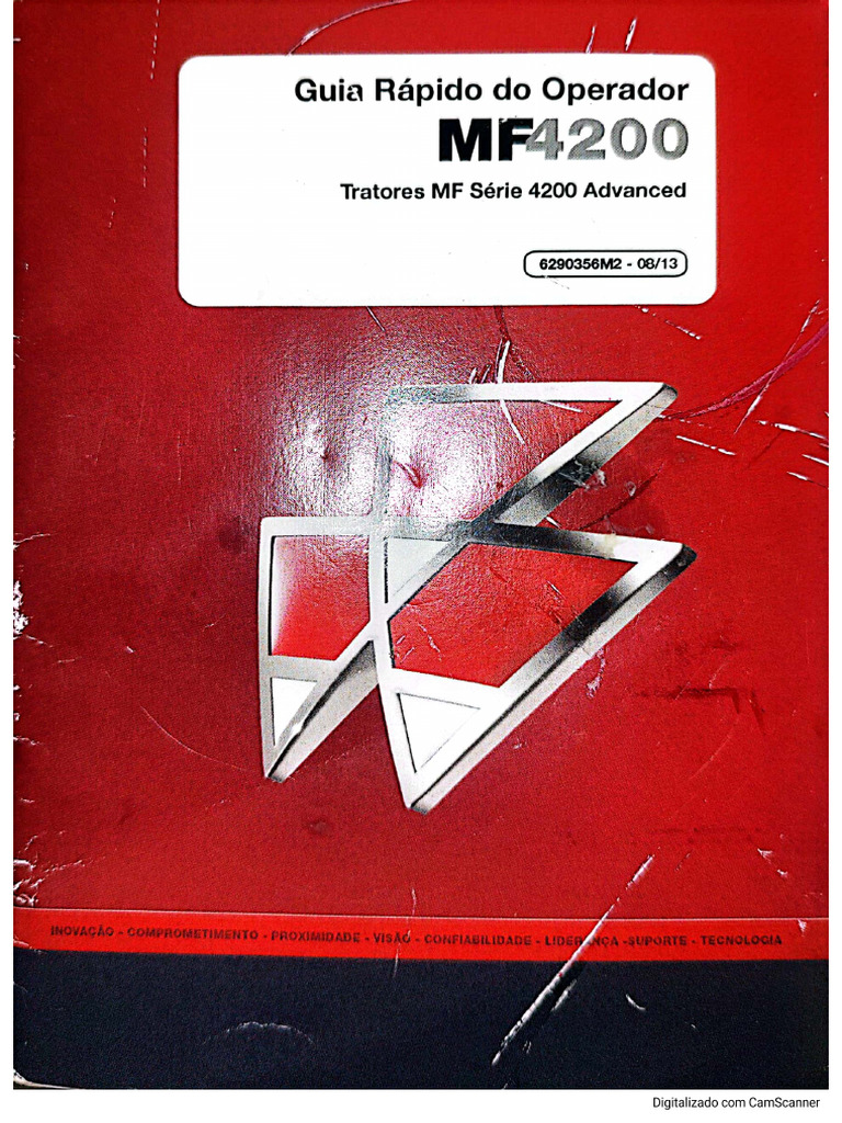 Guia rápido do operador MF 4200 | PDF