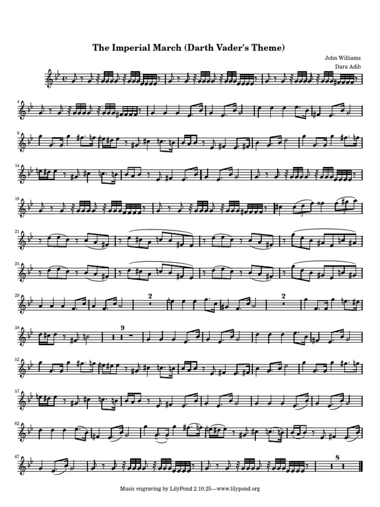 John Williams - The Imperial March | PDF