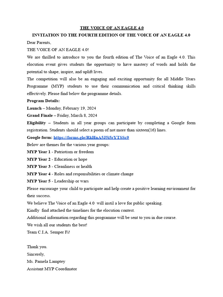 Introductory_Letter_-_The_Voice_of_an_Eagle_4.0_.docx__3_ | PDF