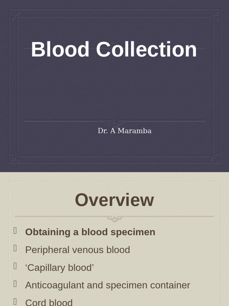 Blood Collection Techniques and Best Practices | PDF | Vein | Blood