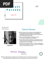 Understanding Parsons' AGIL Model | PDF | System | Sociological Theories