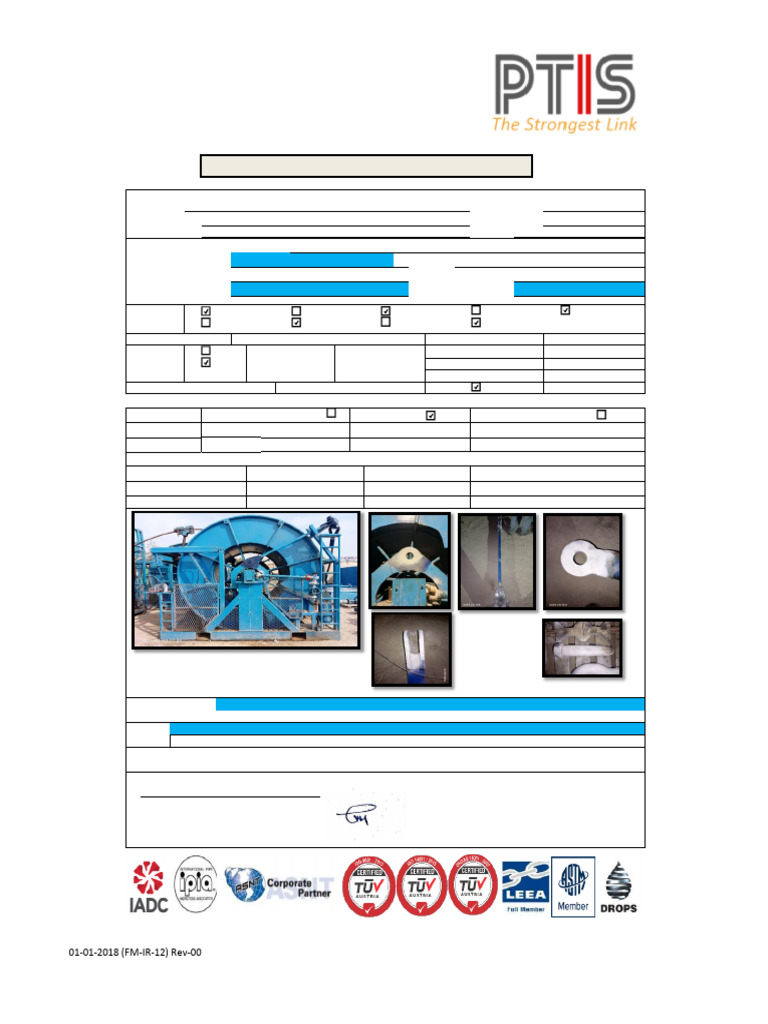 Reel Lifter & MPI Reel 1153 | PDF | Materials | Industrial Processes
