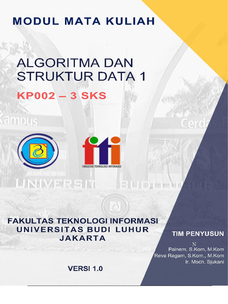 Modul Algoritma Dan Struktur Data 1 - Gabungan | PDF