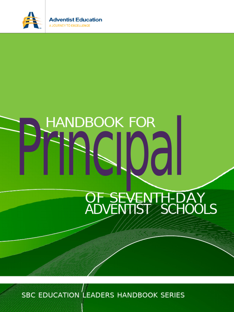 SDA Schools Principal Handbook 2024 | PDF | Teachers | Leadership