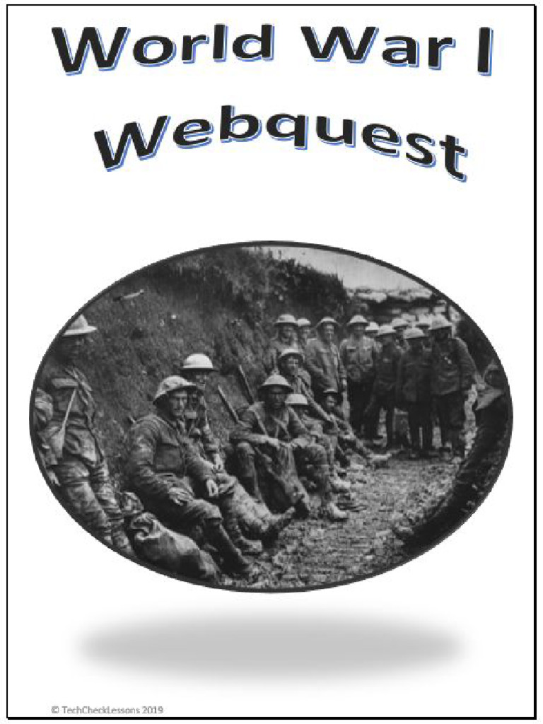 Copy of WWI Webquest Activity Teacher | PDF
