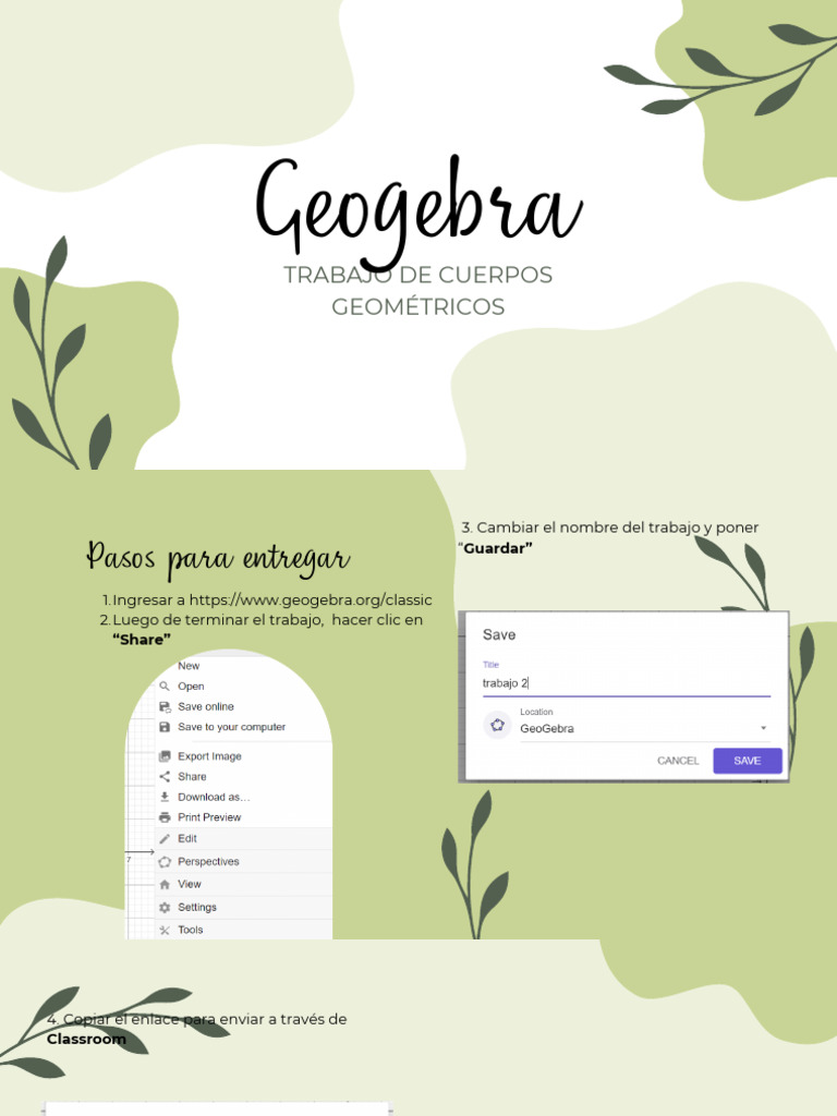 Geogebra | PDF