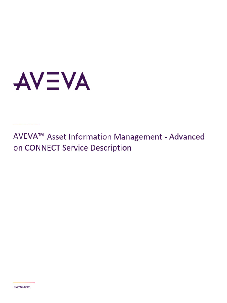 AVEVA Asset Information Management - Advanced On CONNECT | PDF | Tag (Metadata) | Cloud Computing
