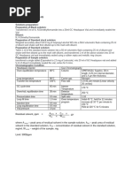 Headspace Analysis SOP for GCMSD | PDF | Density | Volume