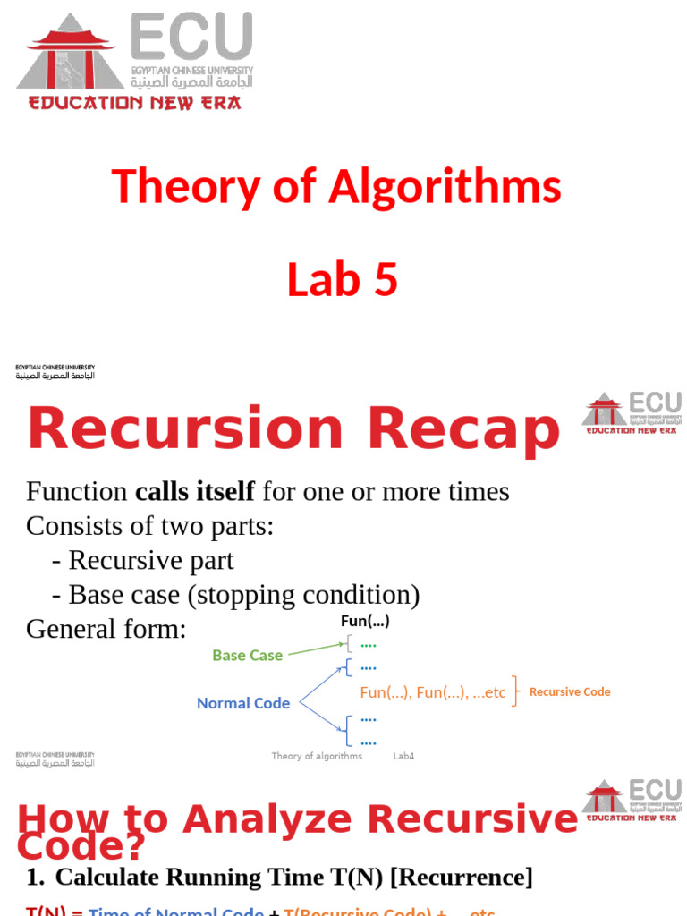 Analyzing Recursive Algorithms | PDF | Computing | Theory Of Computation
