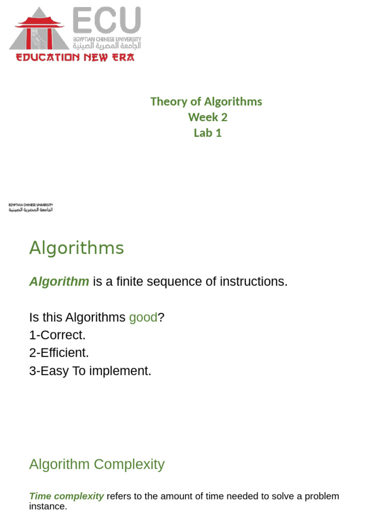 Theory of Algorithms Lab 1 | PDF | Computational Complexity Theory | Algorithms