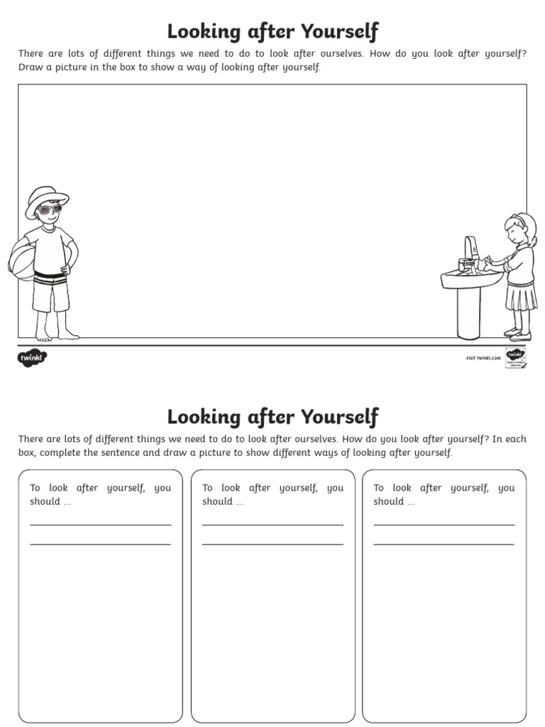 Yourself Activity Sheets English | PDF