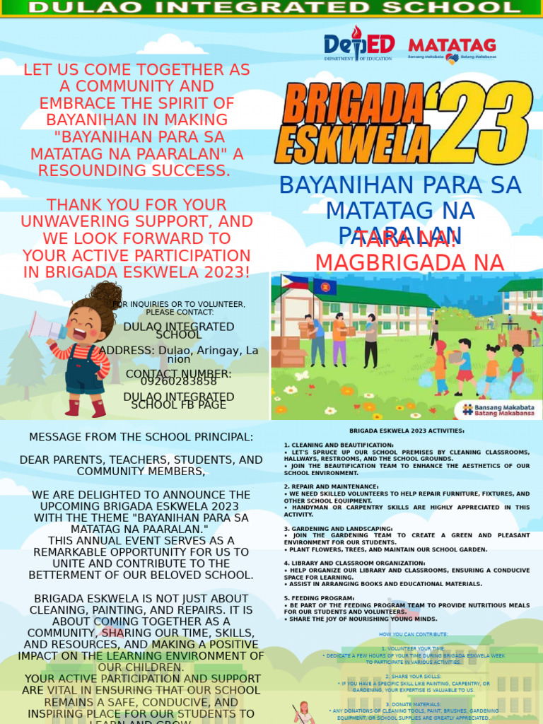 BE 2023 Leaflets | PDF