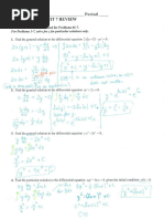 AP Calculus AB Unit 6 Exam Review | PDF | Integral | Mathematical Analysis