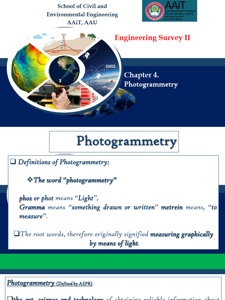 Chapter 4 - Photogrammetry | PDF | Stereoscopy | Aerial Photography