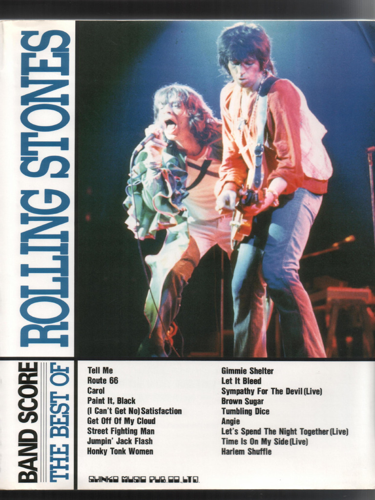 Band Score - The Best of Rolling Stones | PDF