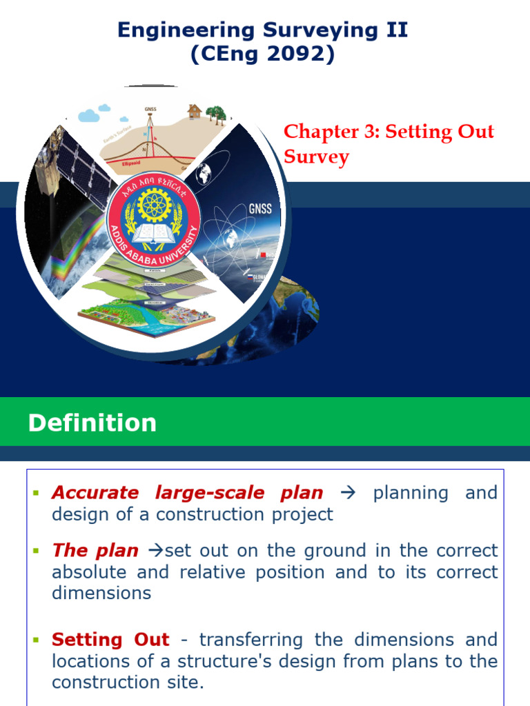 Chapter 3 - Setting Out Survey | PDF | Tangent | Angle